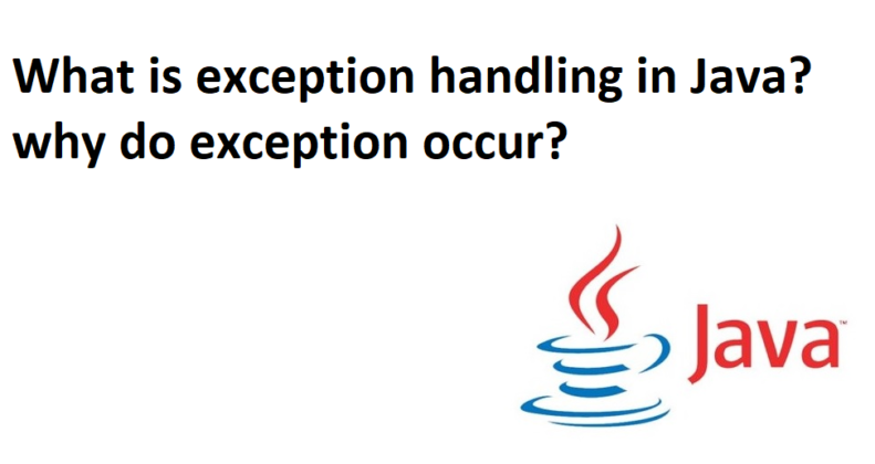 What is exception handling in Java?