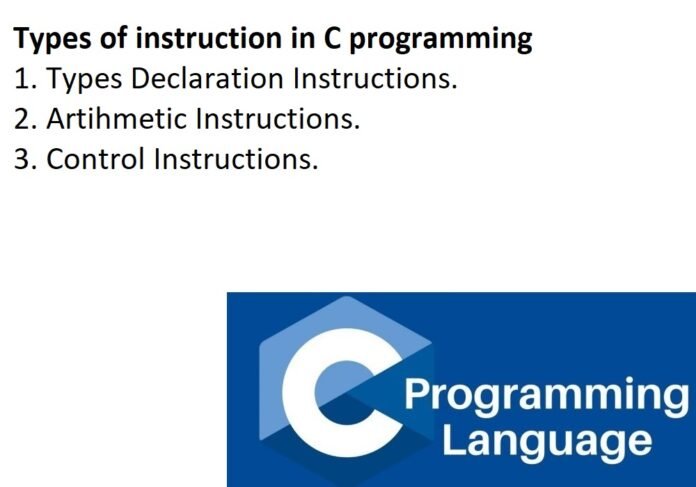 Types Of Instructions In C Programming - Boot Poot